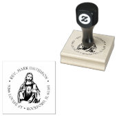 Sacred Heart of Jesus Religious Divine Mercy Rubber Stamp | Zazzle