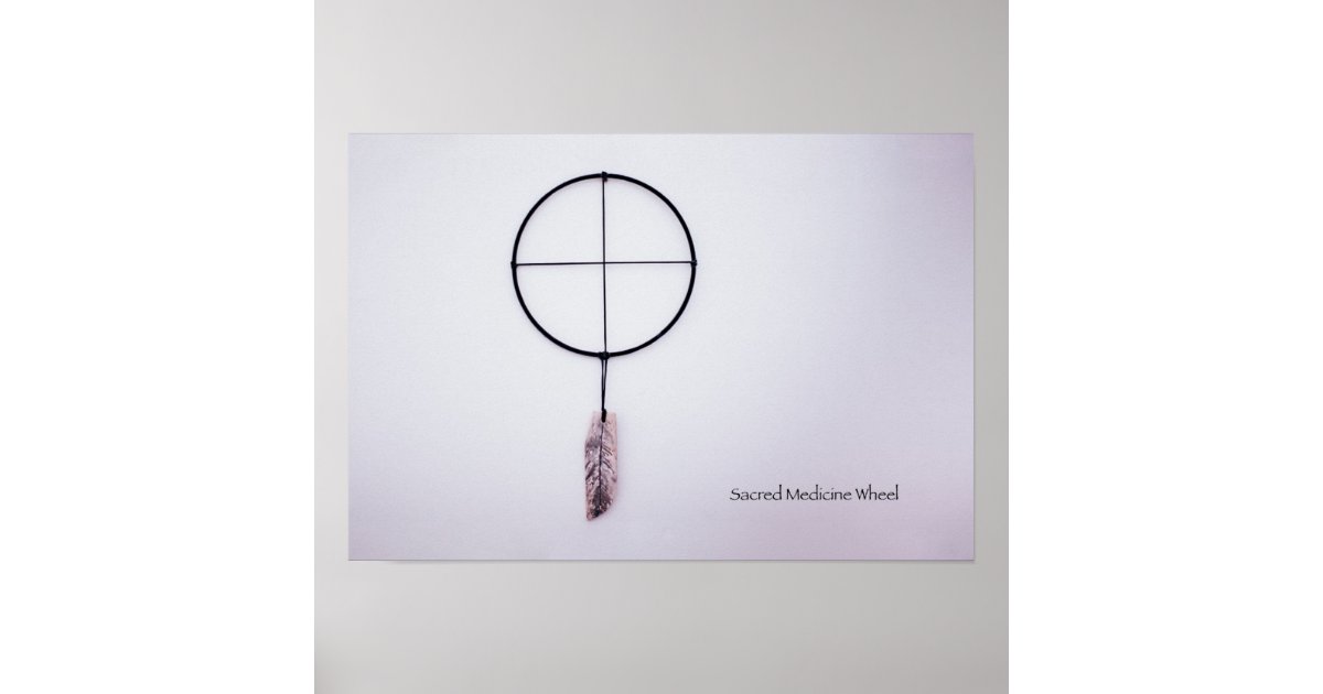 Sacred Medicine Wheel Poster | Zazzle