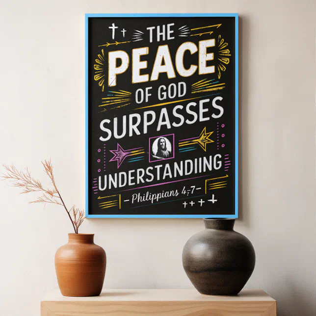 Sacred Scripture Adorned Poster | Zazzle