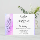 Sacred Symbol Spiritual Pastel Wedding Invitation | Zazzle