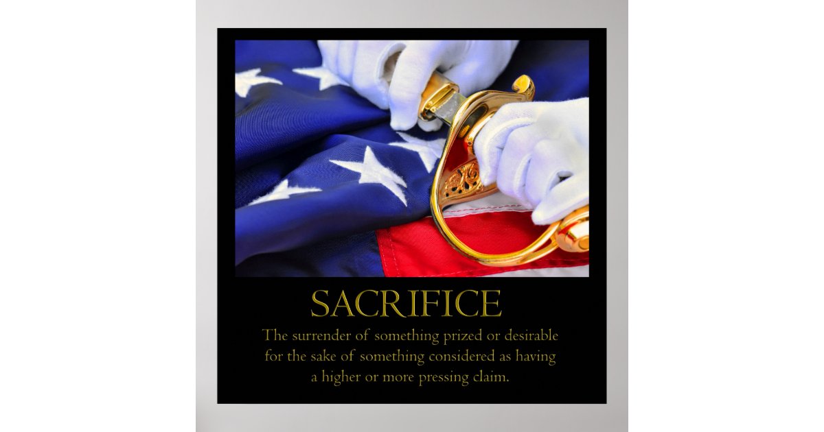 Sacrifice Poster | Zazzle