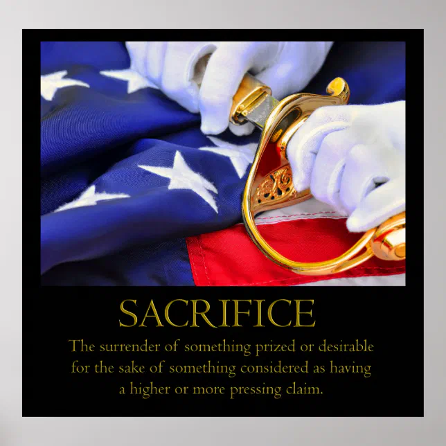 Sacrifice Poster | Zazzle