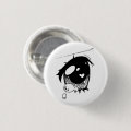 sad anime eye :( mini button | Zazzle