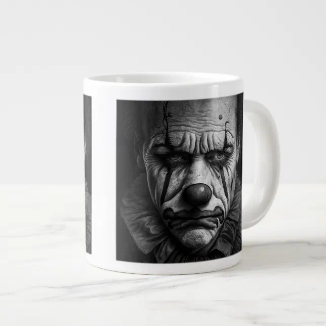 Sad Clown Jumbo Mug | Zazzle