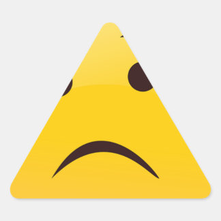 Sad Face Emoji Stickers | Zazzle
