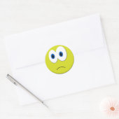 Sad Face Sticker | Zazzle