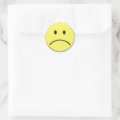 Sad Face Sticker | Zazzle