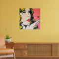 Sad Goodbye - Original Pop Art Poster | Zazzle