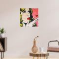 Sad Goodbye - Original Pop Art Poster | Zazzle