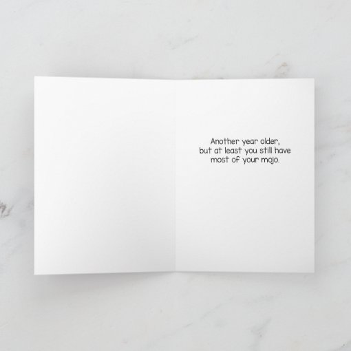 Sad Guy Has Lost His Mojo Funny Birthday Card | Zazzle