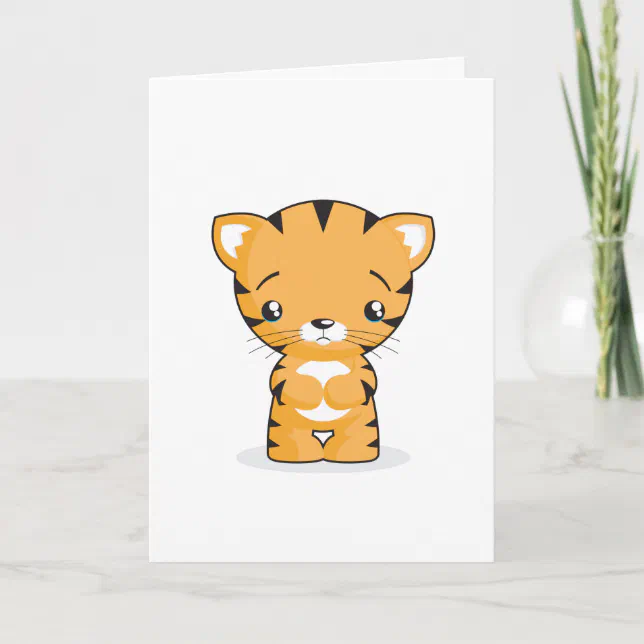 Sad Kitten Greeting Card | Zazzle