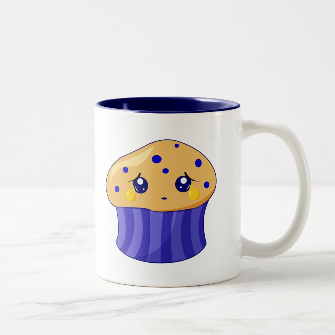 Sad Muffin Two-Tone Coffee Mug | Zazzle