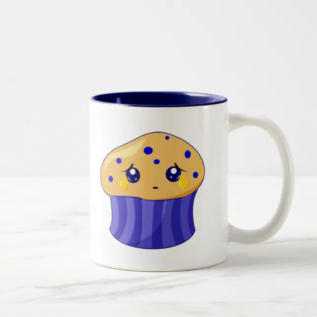 Sad Muffin Two-Tone Coffee Mug | Zazzle