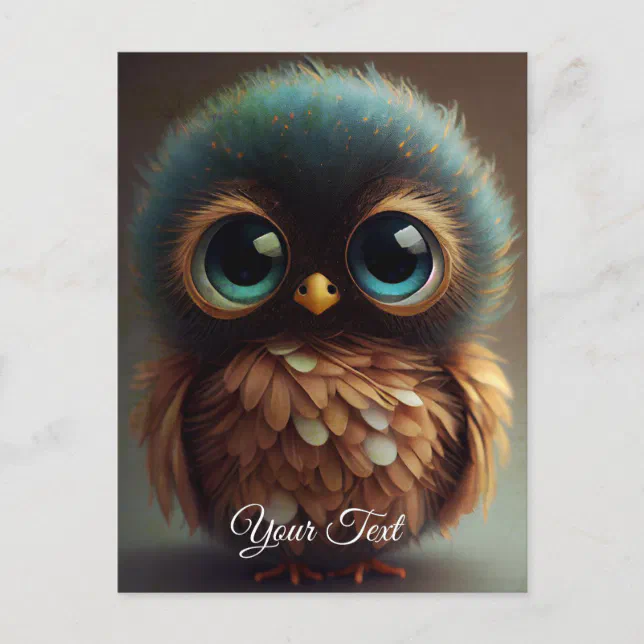 Sad Owl. Postcard | Zazzle