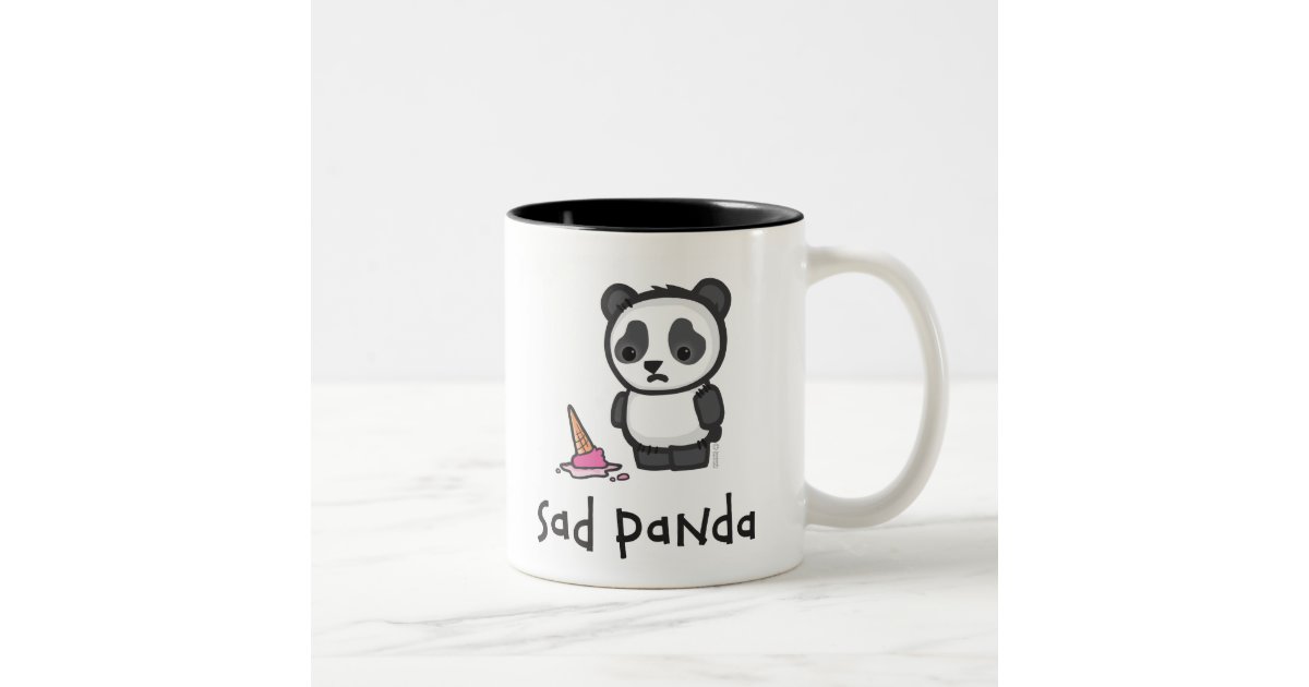 Sad Panda mug | Zazzle