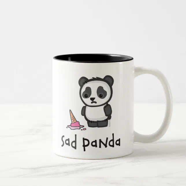 Sad Panda mug | Zazzle