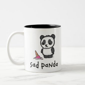 Sad Panda mug | Zazzle