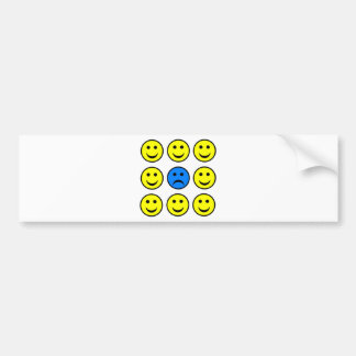 Sad Face Stickers | Zazzle