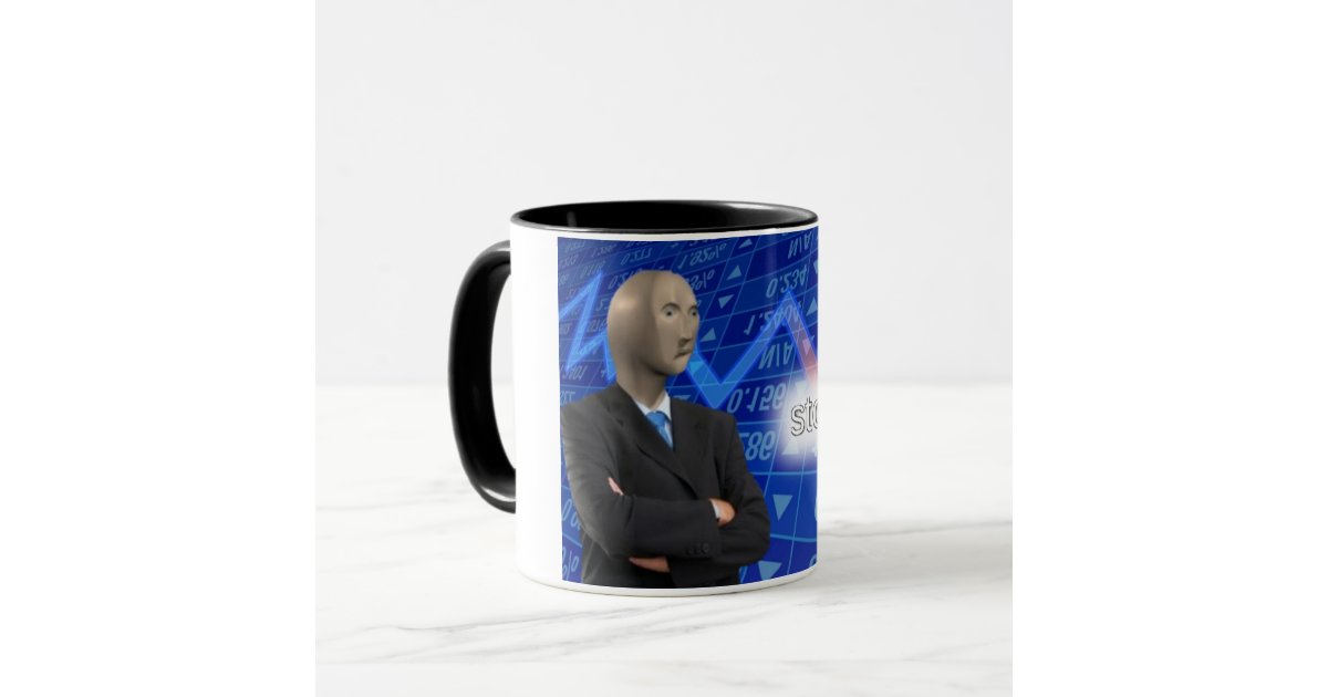 Sad Stonks Meme Mug | Zazzle