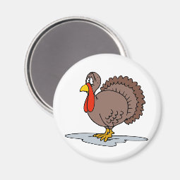 Sad Turkey Magnet | Zazzle