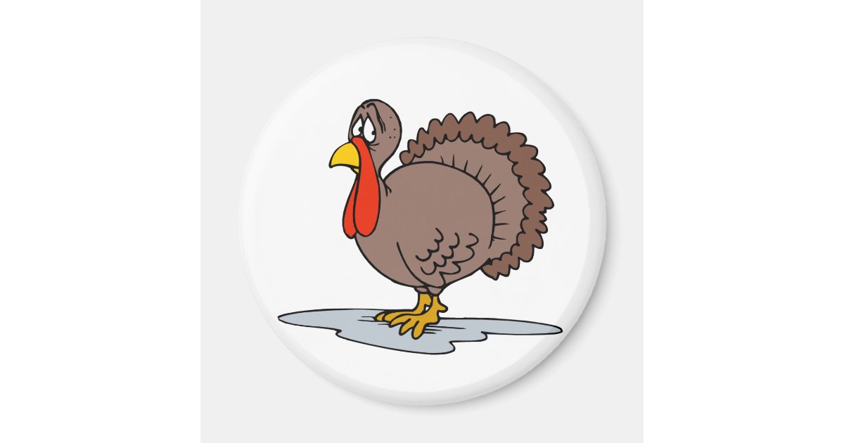 Sad Turkey Magnet | Zazzle
