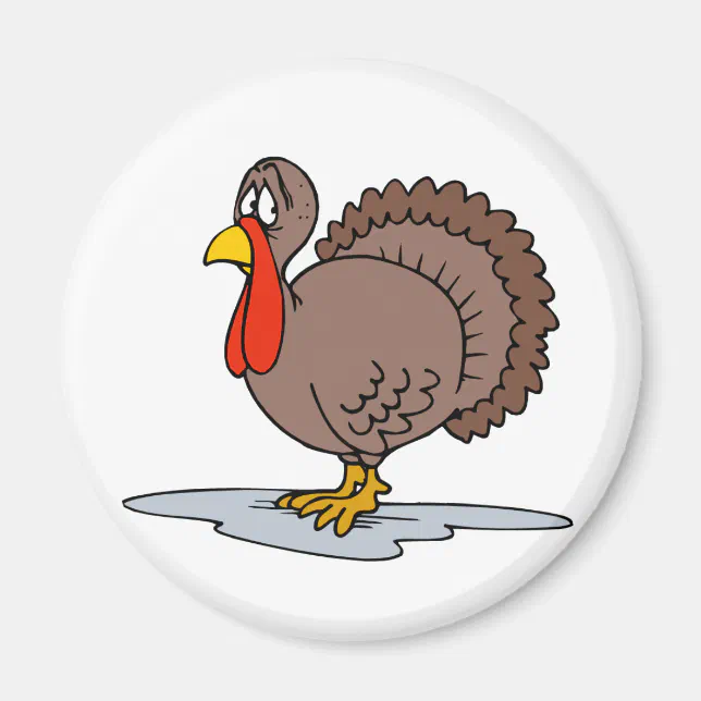 Sad Turkey Magnet | Zazzle