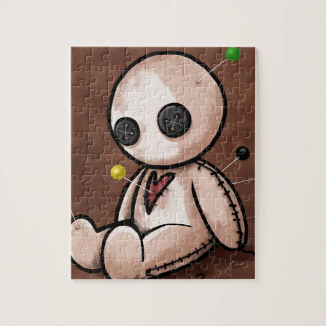 Sad Voodoo Doll Jigsaw Puzzle | Zazzle