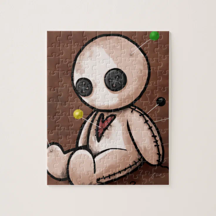 Sad Voodoo Doll Jigsaw Puzzle | Zazzle