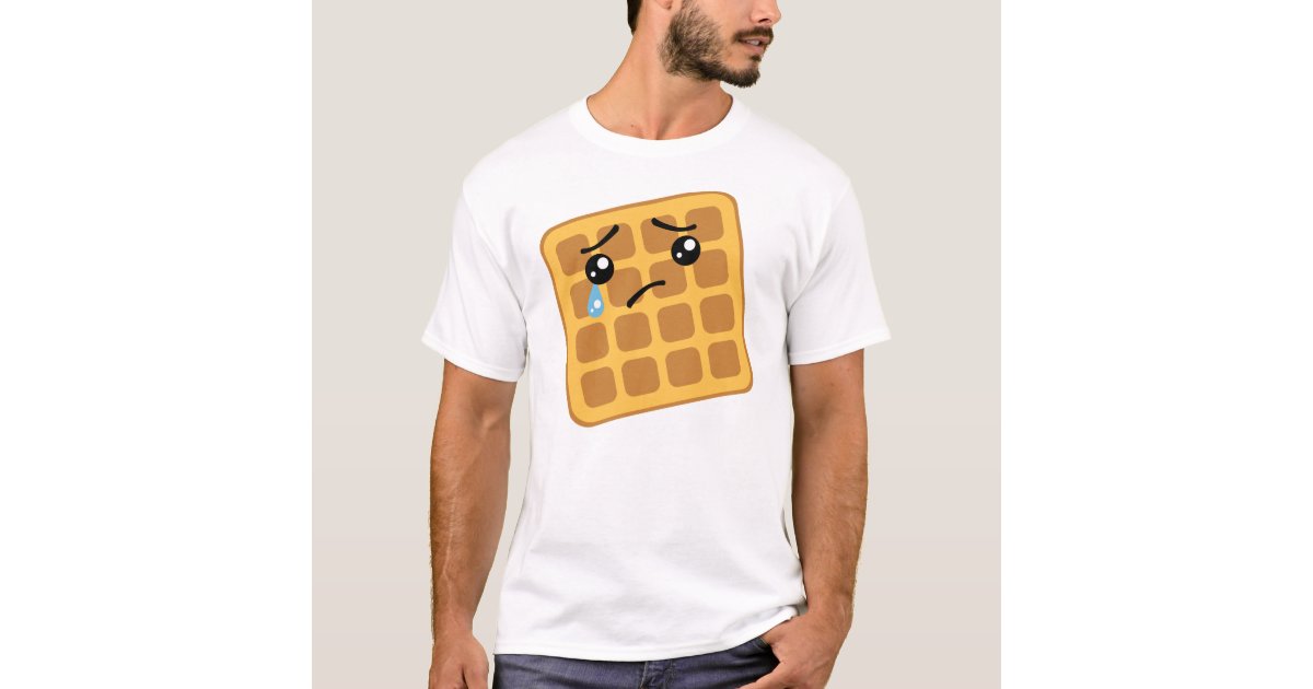 Sad Waffle T-Shirt | Zazzle