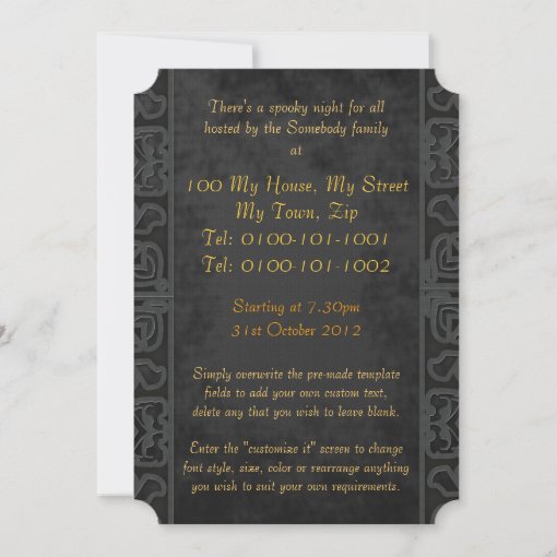 Sad Witch Halloween Party Invitation | Zazzle
