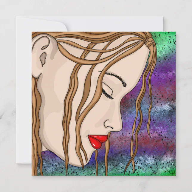 Sad Woman Contemplating | Zazzle