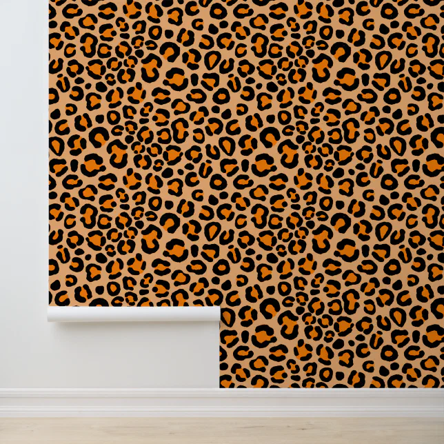 Safari Animal Leopard Print Cool Stylish Cheetah Wallpaper | Zazzle