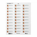 Safari Animal Tiger Return Address Label | Zazzle