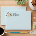 Safari Animals Blue Envelope | Zazzle