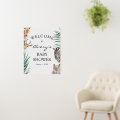 Safari Animals Giraffe Zebra Welcome Sign | Zazzle