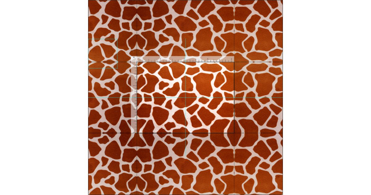 Safari Giraffe Pattern Fabric | Zazzle