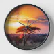 Safari in the Serengeti National Park Clock | Zazzle