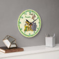 Safari Jungle Baby Animals Large Clock | Zazzle