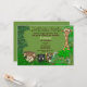 Safari Jungle Birthday Invitation | Zazzle