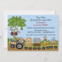 Safari Jungle Train Birthday Invitation | Zazzle