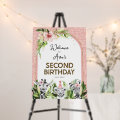 Safari Second Birthday Welcome Sign | Zazzle
