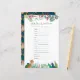 Safari Tiger Word Scramble Baby Shower Game | Zazzle