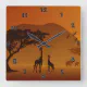 Safari Wall Clock | Zazzle
