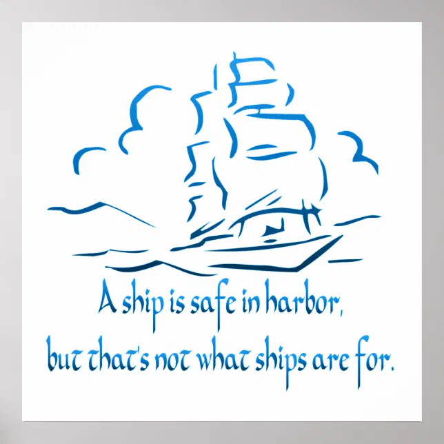 Safe Harbor Poster | Zazzle