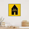Safe Place Sign | Zazzle