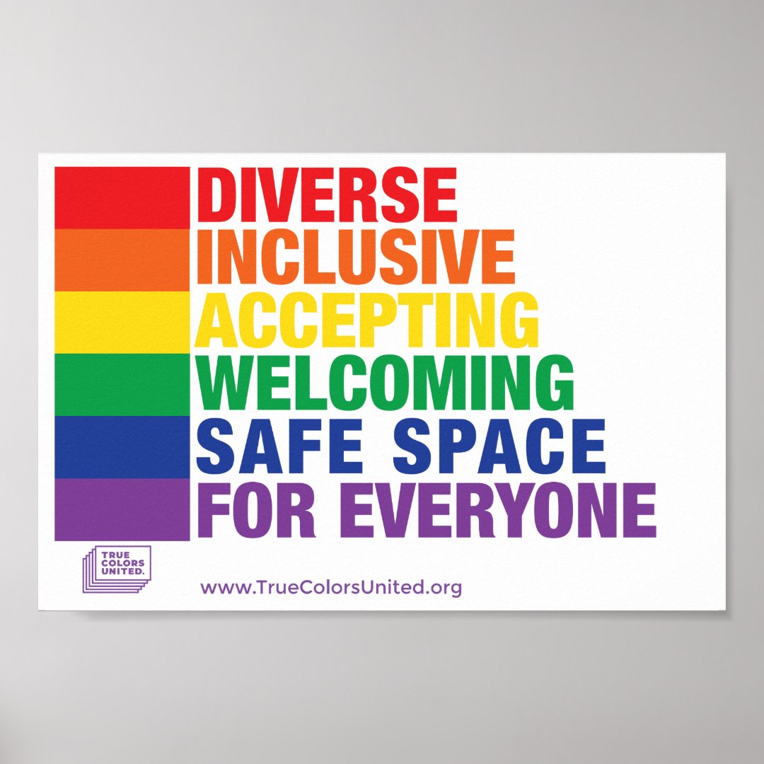 Safe Space Poster | Zazzle