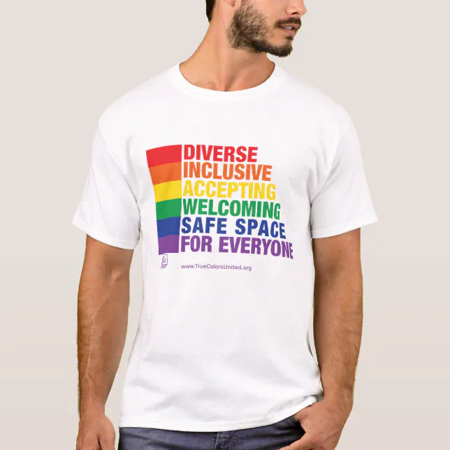 Safe Space Shirt by True Colors United | Zazzle