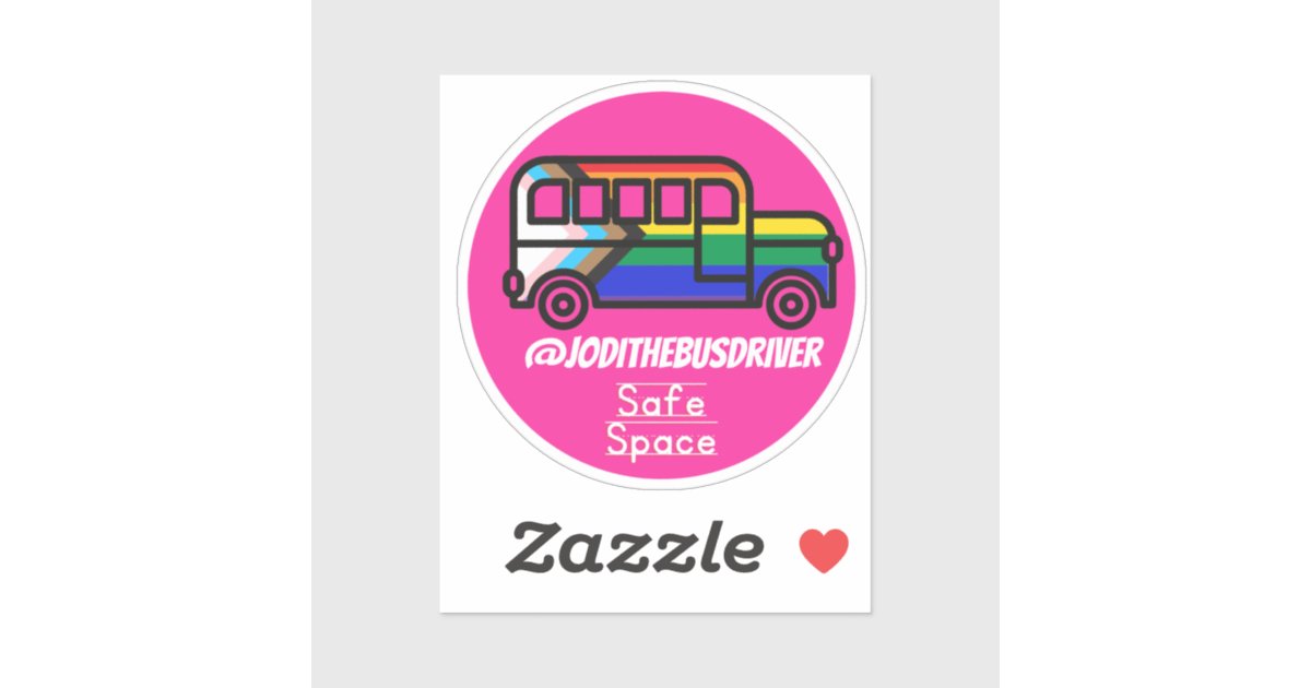Safe space sticker | Zazzle