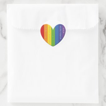 Safe Spaces For All Heart Badge Sticker | Zazzle