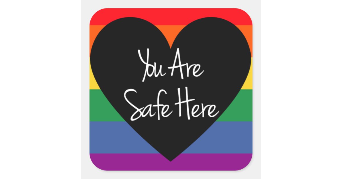 Safe Zone Sticker | Zazzle